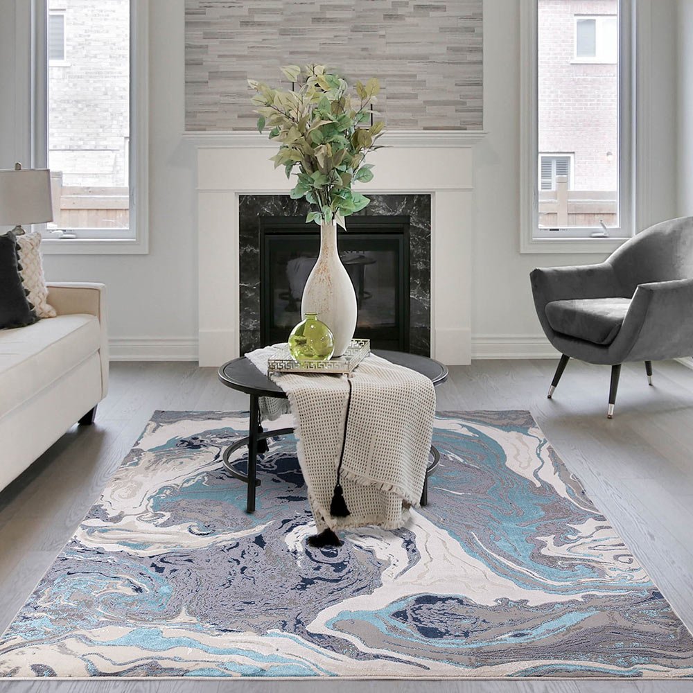 Aurora Metallic Rug - Loom Loft