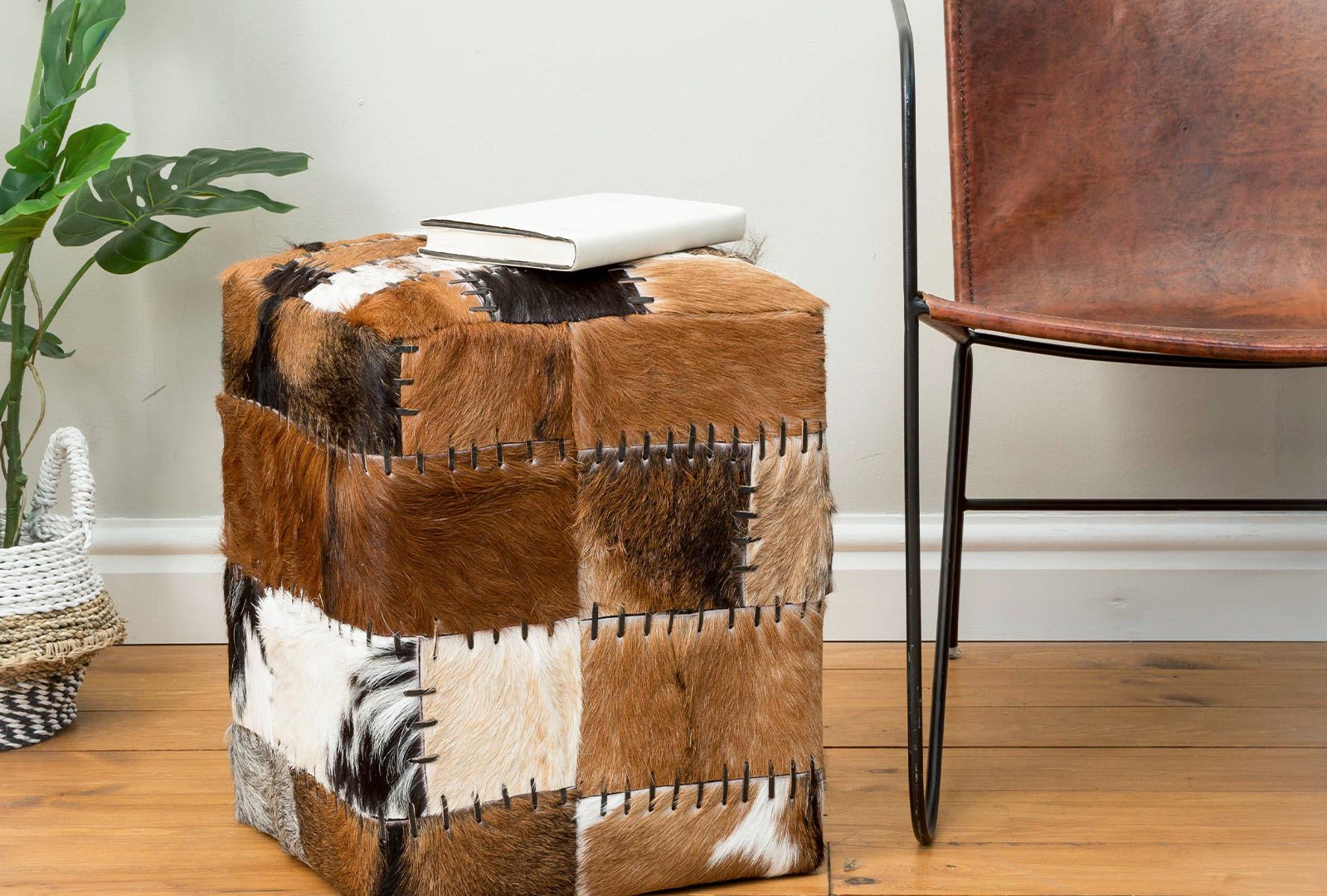 Kasese Patchwork Stool Box - Loom Loft