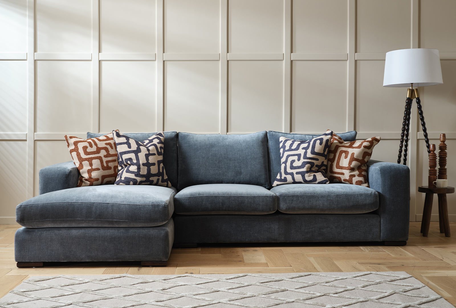 Milbourne Compact Chaise Sofa - Loom Loft