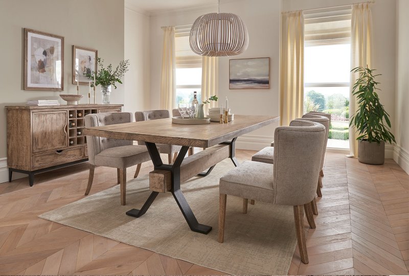 Marlborough Dining Table | Wooden Dining Table | Loom Loft