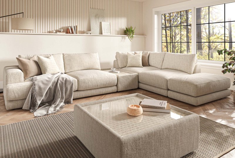 Newland Large Corner Sofa | Modular Corner Sofa | Loom Loft